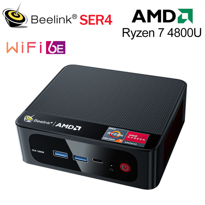 Beelink Ser4 Mini Pc Amd Ryzen 7 4800u Windows 11 Pro Kingston Ddr4 ...